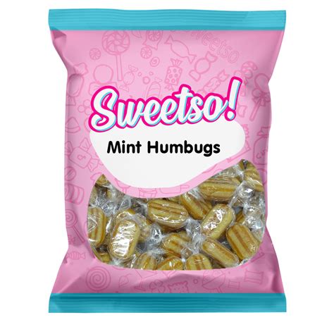 Mint Humbugs 1kg Stocktons Wholesale Sweets