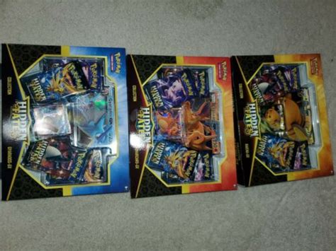 Mavin Pokemon Hidden Fates Gx Collection Box Set Of 3 Charizard