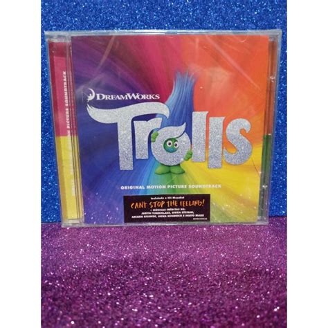 Cd Trolls Trilha Sonora Lacrado Brinde Polaroids Shopee Brasil