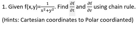 solved formula chain rule for multivariable functions if