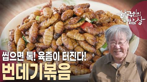 실을 얻기 위해 모시 농사며 누에 농사까지 한다 누에고치 속 원조 번데기의 맛은 [한국인의 밥상 Kbs 20231109 방송