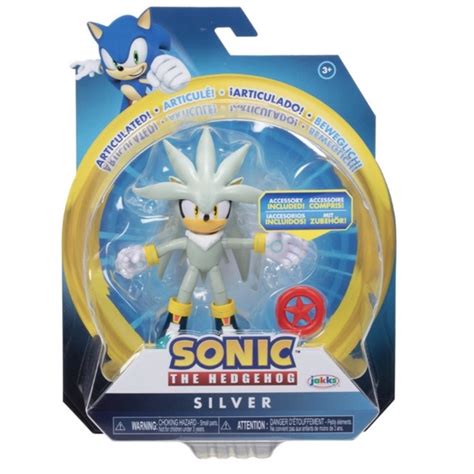 Jual Jakks Pacificsonic Action Figure 4 Inch Silver With Accessory