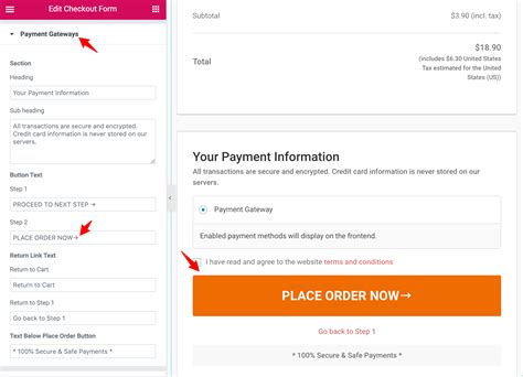 How To Change The CTA Button Text In Your Checkout Form FunnelKit