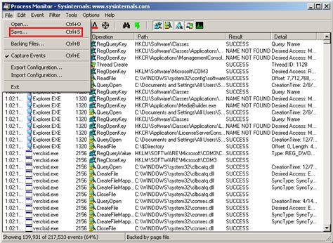 2295 Collecting Process Monitor Log