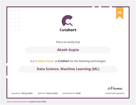 akash s problem setter certificate