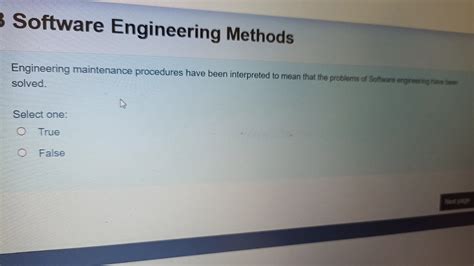 3 Software Engineering Methods Engineering Maintenance Procedures Have