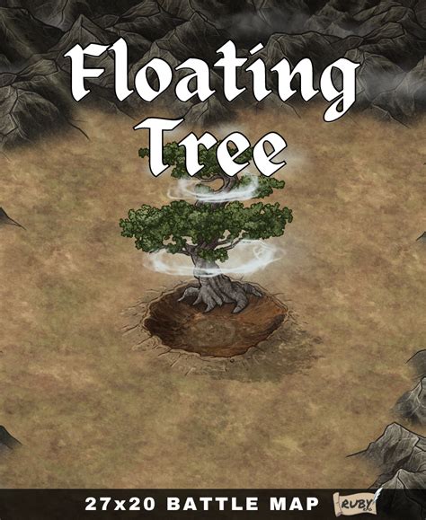 X Battle Map Floating Tree Fantasy RPG RubyRPG DriveThruRPG Com