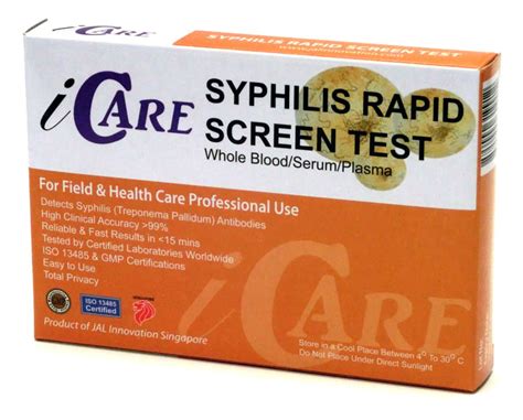 Syphilis Testing Kit Lt Labs