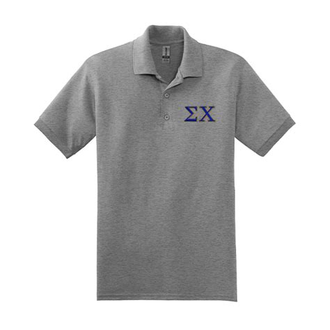 Sigma Chi Greek Letter Polo Greek Clothing Company Llc