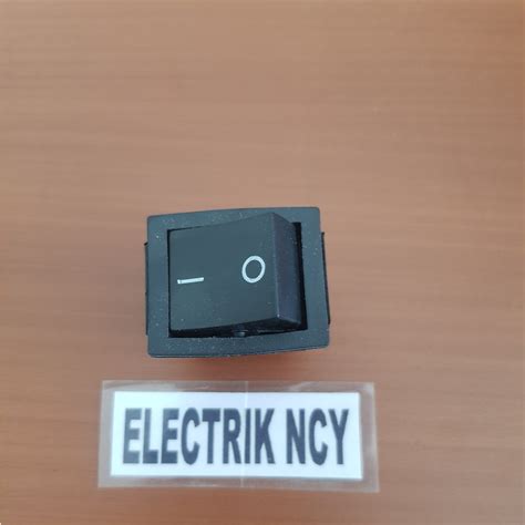 Hitam Power Switch Big Switch 6 Pin On Off Black Shopee Philippines