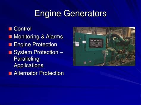 PPT Alternator Protection For Emergency Standby Engine Generators PowerPoint Presentation ID