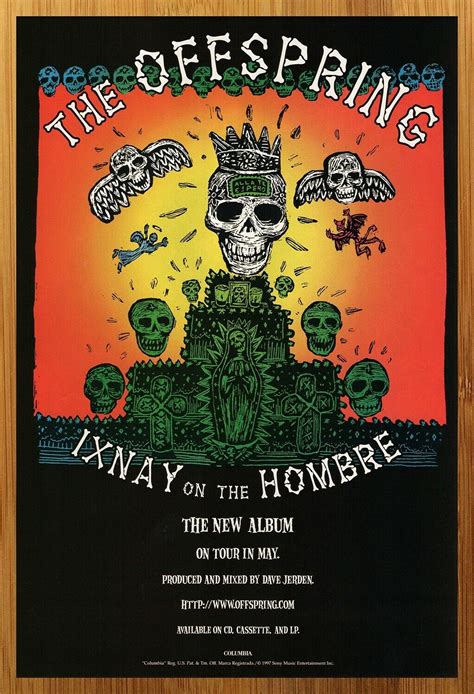 The Offspring Ixnay On The Hombre Album Art Fonts In Use