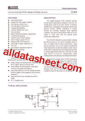 SG6848 Datasheet(PDF) - List of Unclassifed Manufacturers