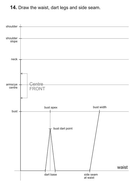 How To Draft A Basic Bodice Block Pattern Anicka Design