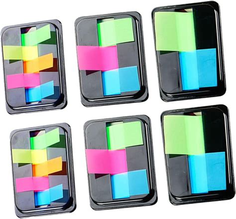 6boxes of creative page markers colored tabs flags sticky memo notes book marker index filing