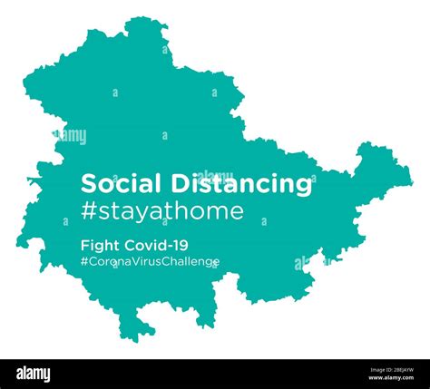 Carte De Thuringe Banque Dimages Détourées Alamy