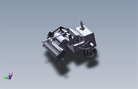 秸秆打捆机模型solidworks 2016模型图纸下载 懒石网