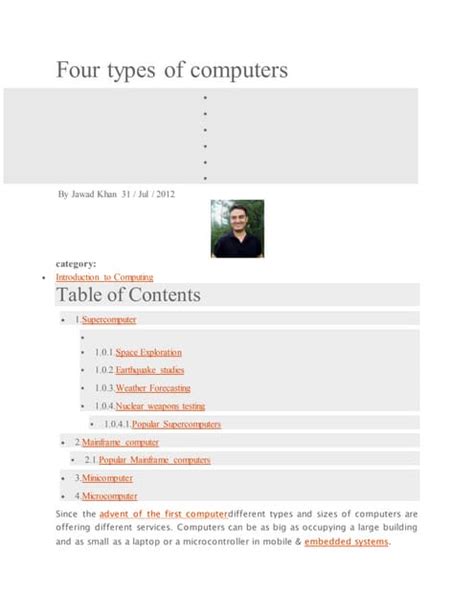 Super Computers Ppt