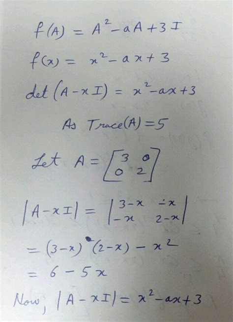 5 Quad Let Aleft A I J Right 2 Times 2 Be A Matrix Such
