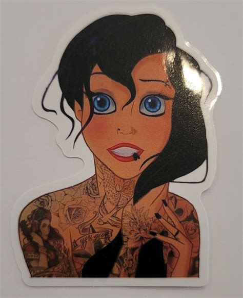 Punk Disney Princess Ariel Drawing