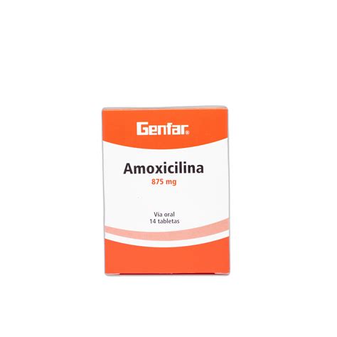 Amoxicilina 875 Mg X 14 Tabletas Ar Galenica Medicamentos Confiables