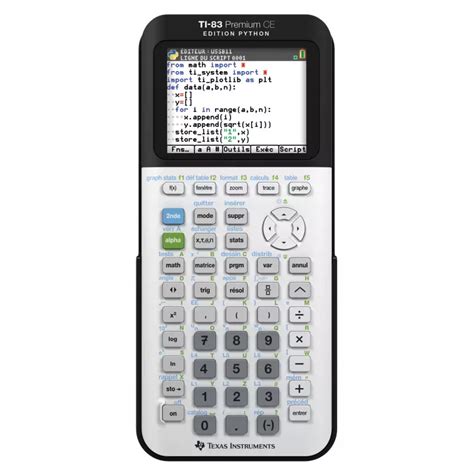 Mode Demploi Texas Instruments Ti 83 Français 376 Des Pages