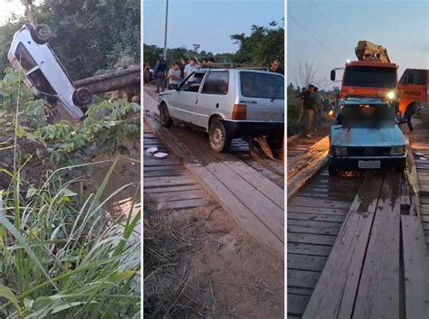 Duas Pessoas Morrem Após Carro Cair De Ponte E Ficar Submerso Em Terra