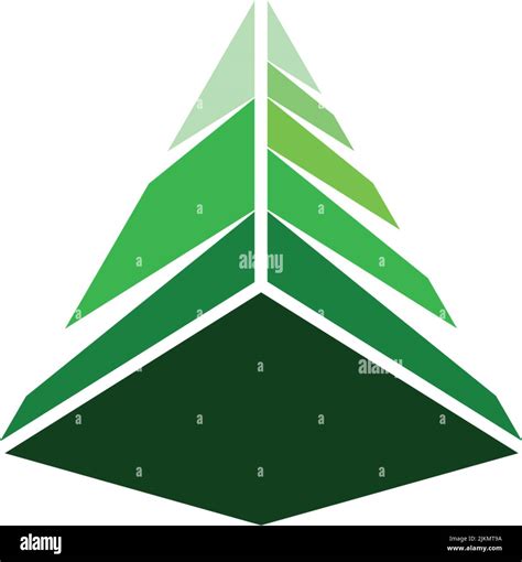 A Company Or Brand Logo In A Pyramid Shape With Lines Stock Vector