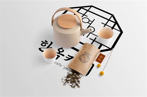 한옥카페 여유 로고 디자인 포트폴리오 크몽
