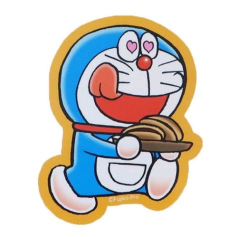【楽天市場】ダイカットシール ドラえもん キャラクターステッカー どら焼き 藤子f不二雄 スモールプラネット ダイカットビニールステッカー