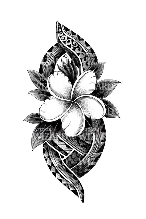 Polynesian Tribal Patterns Black And White