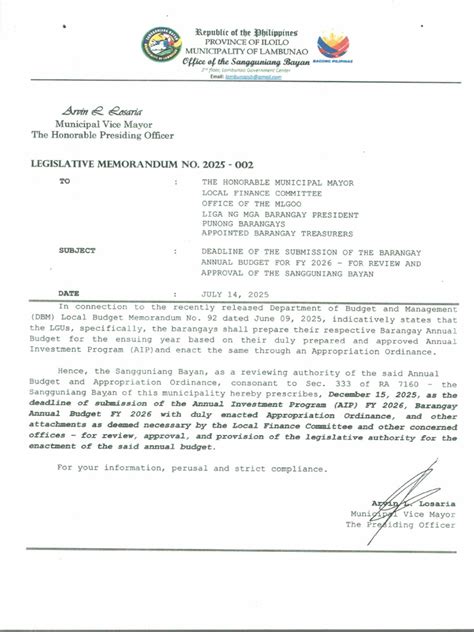 Legislative Memo Pdf