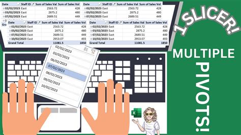 Excel Magic How To Control Multiple Pivot Tables With One Slicer Youtube