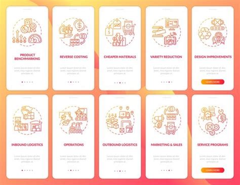 Premium Vector Becoming Rich Onboarding Mobile App Screen Flat Template Savings And