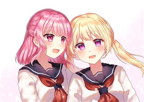丸山彩 白鷺千聖 「あやちさ 」にゃ茶のイラスト