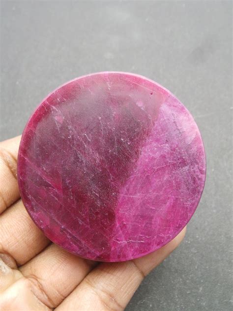 Ruby Gemstone Cabochon Ruby Cabochon Rare Natural Ruby Smooth Etsy