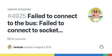 Failed To Connect To The Bus Failed To Connect To Socket Rundbus