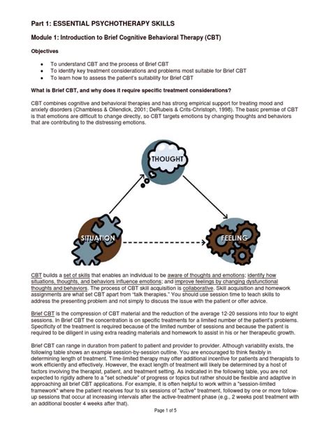 Brief Cbt Skills For Therapists Pdf Cognitive Behavioral Therapy