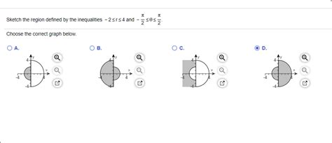 Solved Sketch The Region Defined By The Inequalities 2sr34
