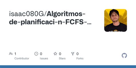 GitHub Isaac080G Algoritmos De Planificaci N FCFS RR