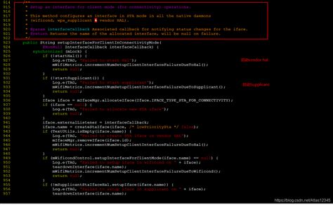 Androidq Wifi打开流程（二）android Wifi Hal分析 Csdn博客
