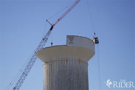 Utbtsc Water Tower Faces Demolition After Decades The Rider Newspaper