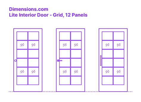 Solid Interior Door Mix 3 Panels Header Dimensions And Drawings