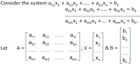 System Of Linear Equations Notes Study Mathematics Maths Class Jee