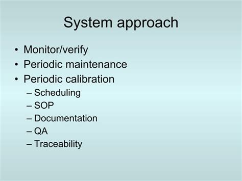 Calibration Management System Ppt
