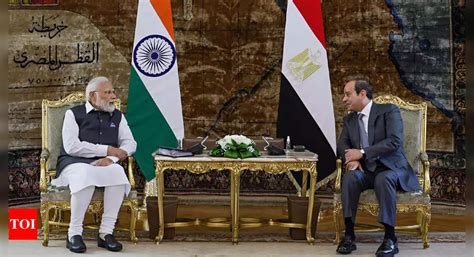 India Egypt News Egyptian President Sisi Backs Indias Focus On Global