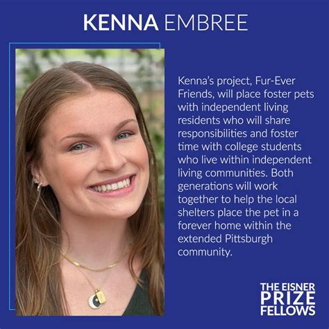 The Eisner Foundation On Linkedin Next Up In Our Eisner Prize Fellows