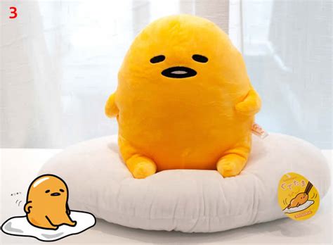 Lazy Egg Plush Doll Cushion Pillow Feelt