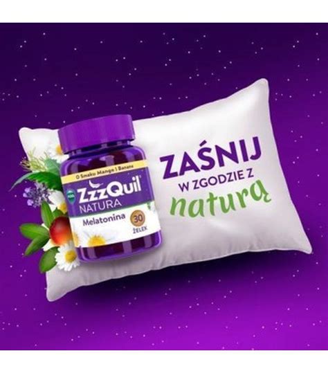 Zzzquil Natura Żelki o smaku Mango Banan 30 sztuk