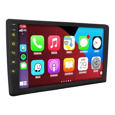 Central Multimidia Universal T150 9 Polegadas 2din Com Android Auto E Carplay Shopee Brasil
